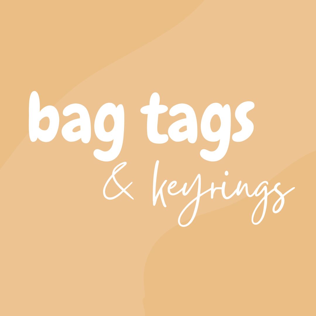 Bag Tags & Keyrings – Lou James Creations